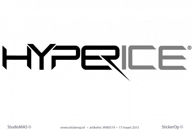 Muursticker zakelijk logo - Hyperice