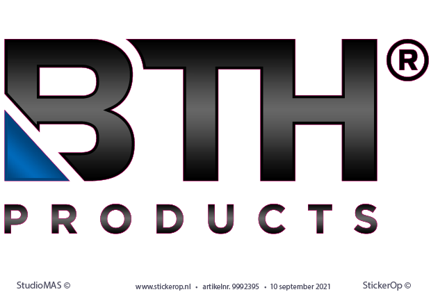 Muurstickers van zakelijk logo - BTH Products - BTH shop