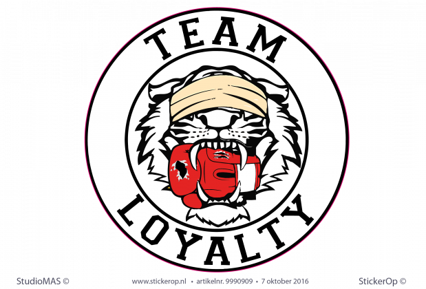 Muurstickers zakelijk logo - Team Loyalty