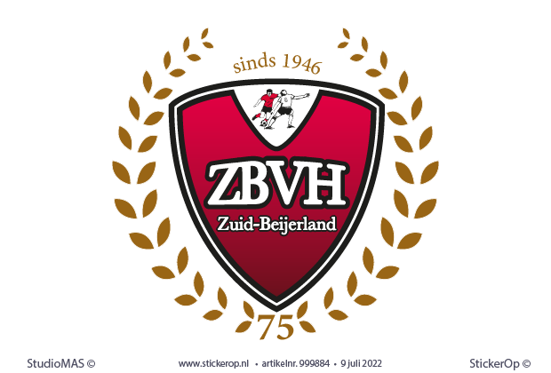 Muurstickers van zakelijk logo - logo ZBVH
