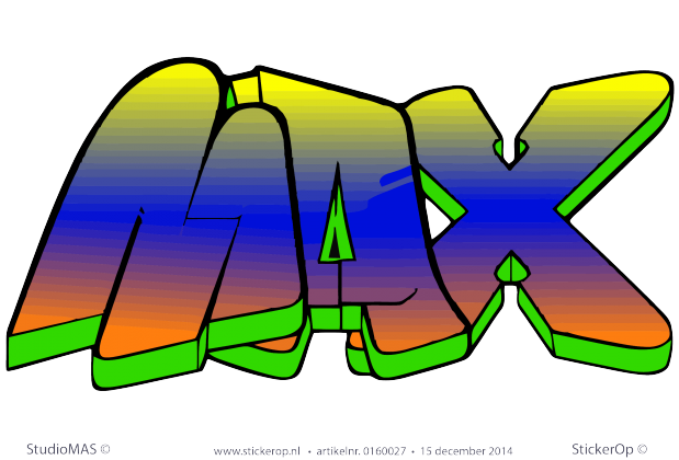 Graffiti Max - StickerOp.nl