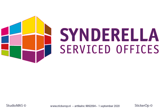 Muursticker van zakelijk logo - Synderella