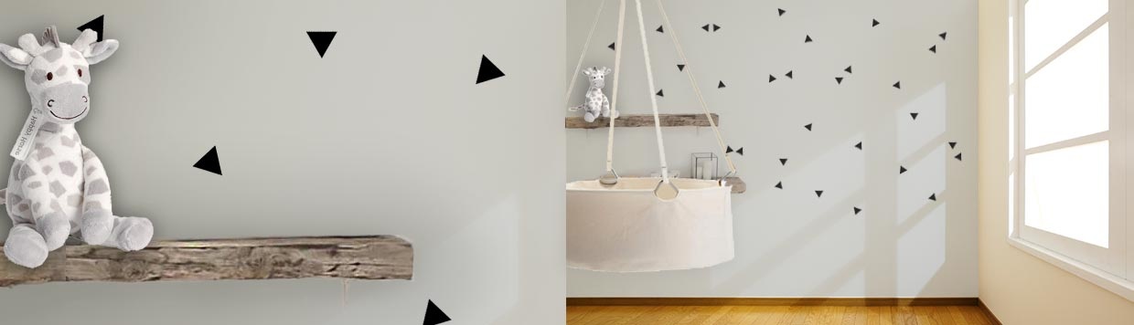 Muurstickers babykamer, uniek met een muursticker | StickerOp