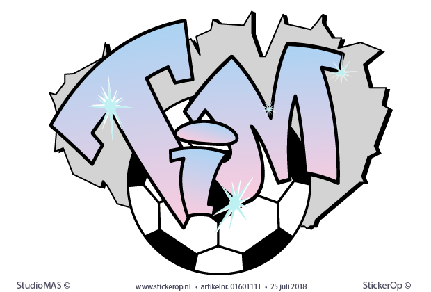 Muursticker graffiti met eigen naam - Tim