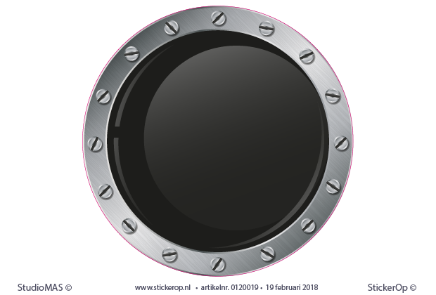 Boot- of autosticker full colour - patrijspoort